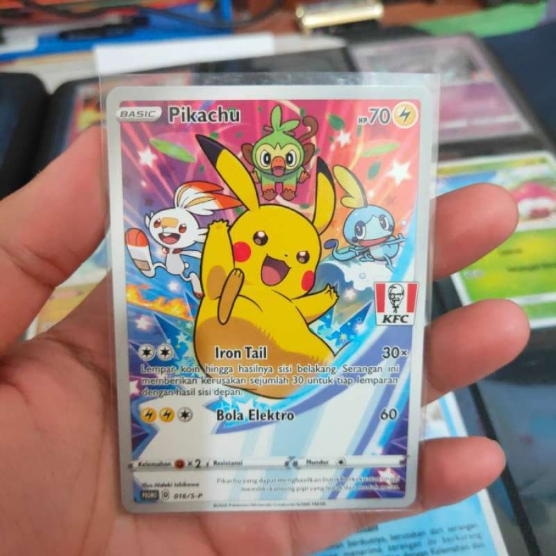 Jual Pikachu Promo Kfc Pokemon Tcg Indonesia di Seller DENTA TOYS ...