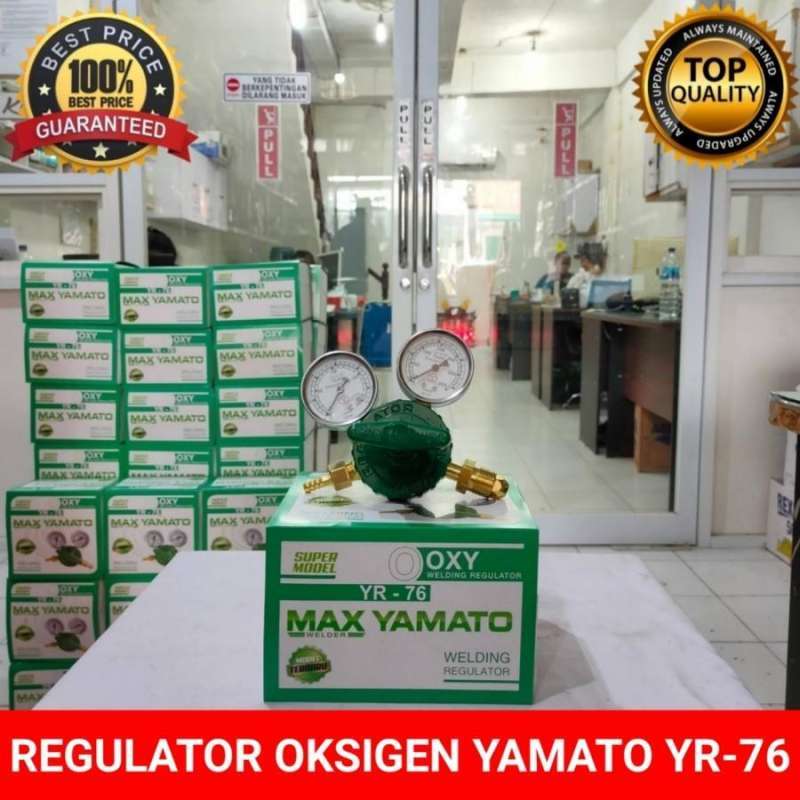 Jual Max Yamato Yr-76 Regulator Las Oksigen Max Yamato Tabung Gas Oxygen Di Seller Global Teknik ...