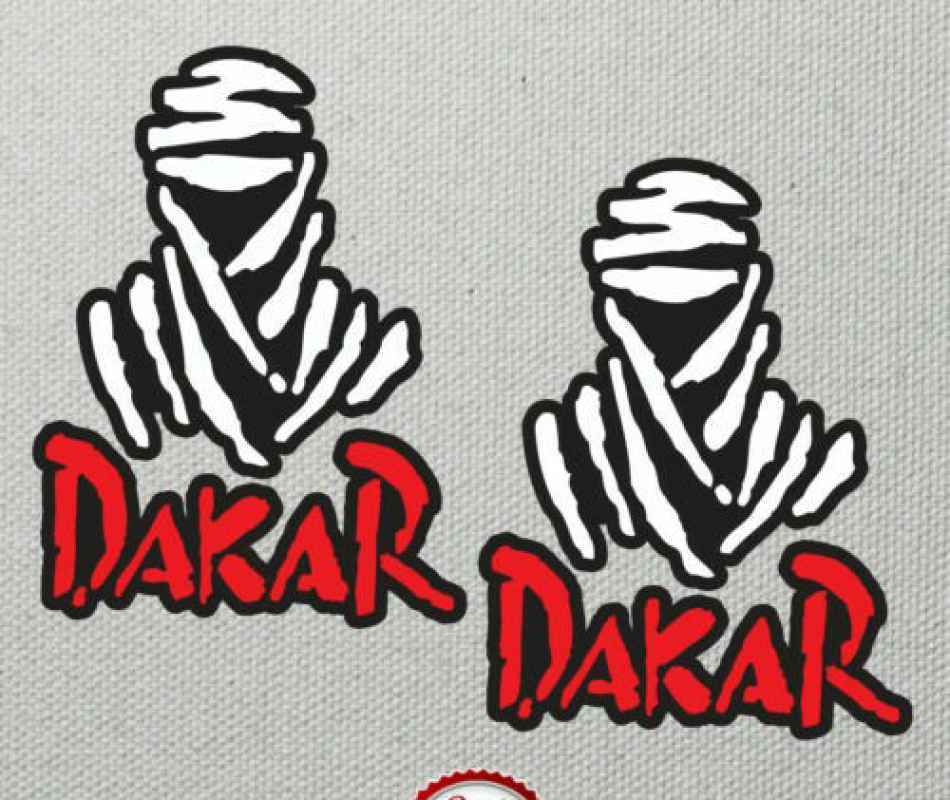 Jual Sticker Rally Dakar Decal 4x4 off road Honda jeep BMW Gs 2X di ...