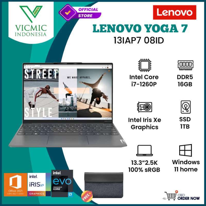 Jual Lenovo Yoga Slim 7 Carbon 13IAP7 08ID Intel I7 1260P 16GB 1TB SSD 2 5K EVO WIN11 OHS Di