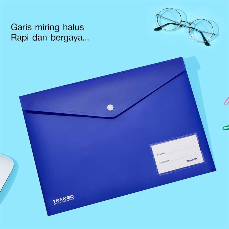 Jual Map Dokumen Kancing Garis Miring Seri Cb1707 - A5 Merah Di Seller ...