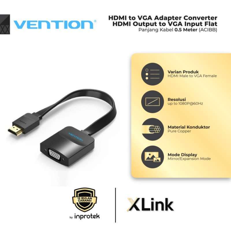 Promo Hdmi To Vga Adapter Converter Hdmi Output To Vga Input Flat ...