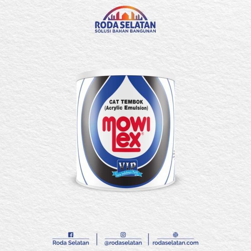Promo Cat Tembok Mowilex Emulsion Vip Putih Prima E-1000 20 Liter Diskon 15% di Seller Wirra ...