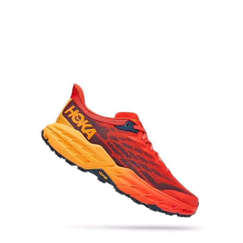 Promo Hoka Speedgoat 5 Wide Men's Trail Running Shoes - Fiesta ...