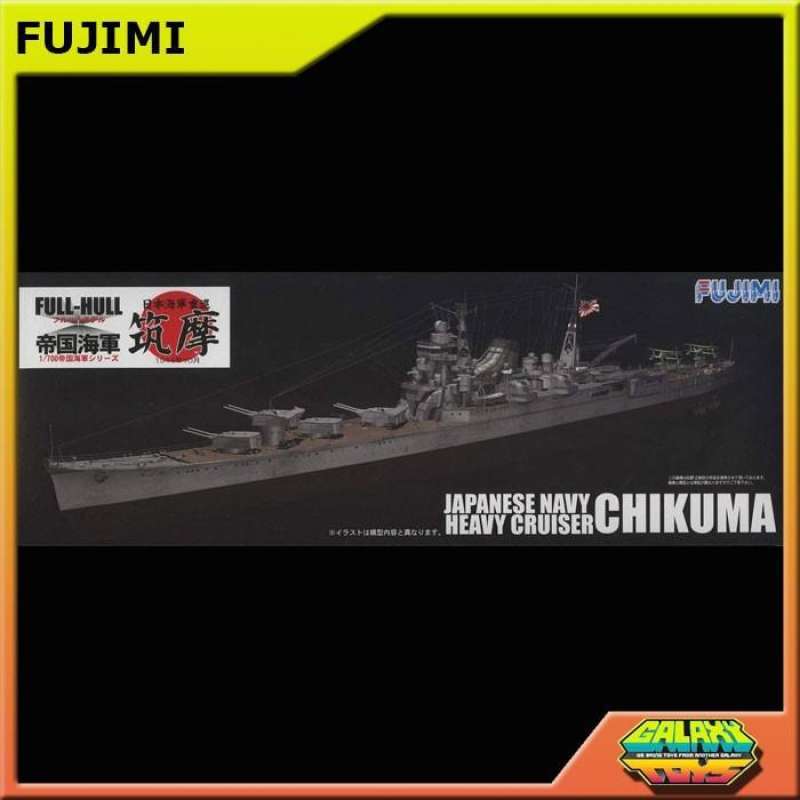 Jual Fujimi 1/700 IJN Heavy Cruiser Chikuma Full Hull Model di Seller ...