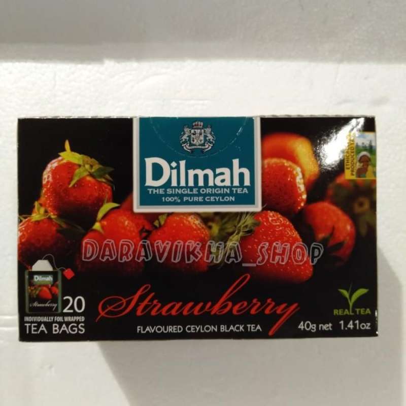 Jual Dilmah Strawberry Tea 20s Box / Teh Dilmah di Seller Daravikha ...