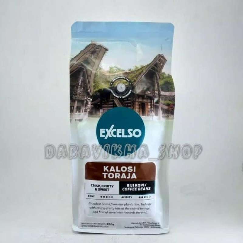 Jual Excelso Kalosi Toraja Coffee Bean 200g / Biji Kopi Di Seller ...