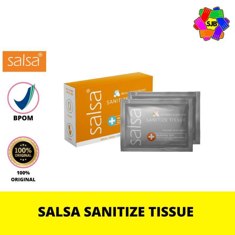 Jual SALSA SANITIZE TISSUE / TISU BASAH ANTISEPTIK / TISU ANTI BACTERIAL di Seller CV Semangat ...