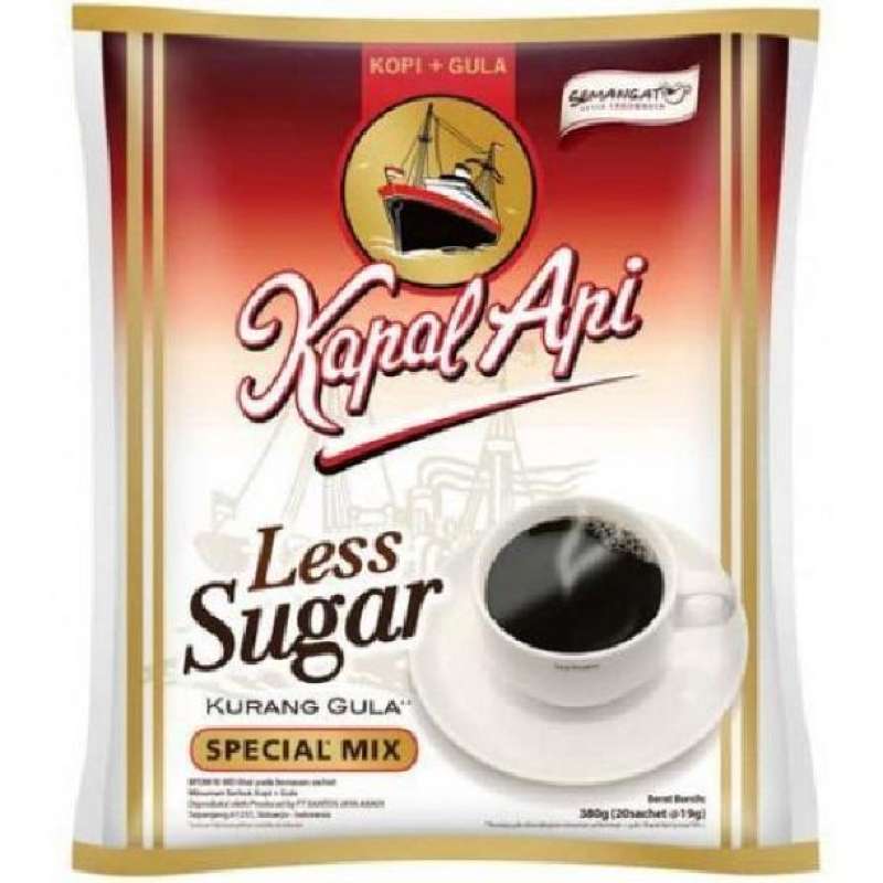 Jual Kapal Api Spc Mix Less Sugar Bg 20x19gr` Di Seller Groserindo ...