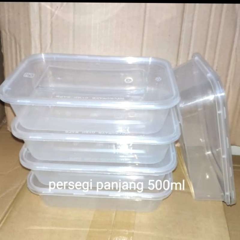Jual Thinwall 500 Ml 25 Pcs Food Container Kotak Tempat Makanan