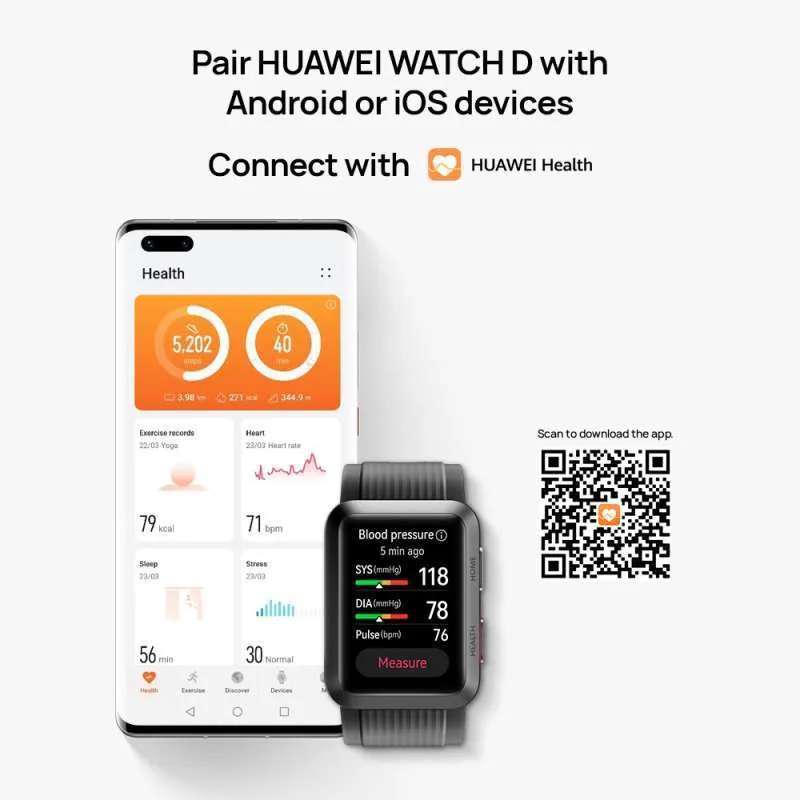 Jual Huawei Watch D Smartwatch | Blood Pressure Measurement | Ecg ...
