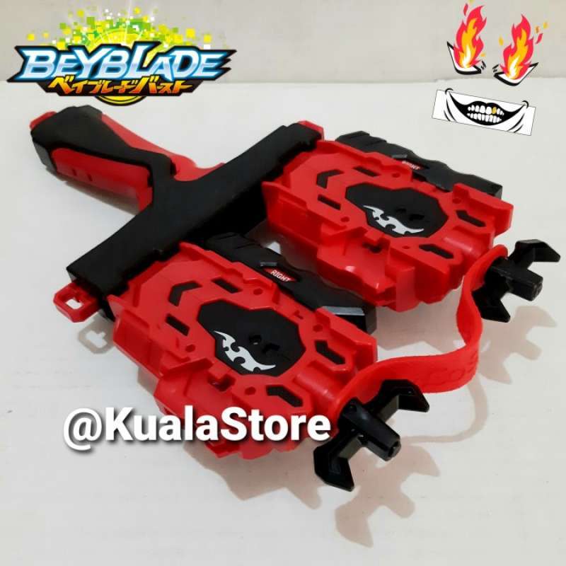 Jual BEYBLADE BURST SUPERKING GO SHOOT DUAL LAUNCHER COMBO GRIP BEY GUN ...