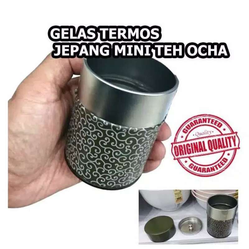 Jual Japanese Ocha Tea Cup With Lid Termos Gelas Teh Jepang Anti Panas ...