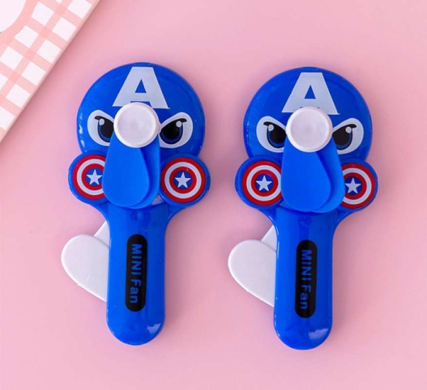 Jual Kipas Angin Mini Tangan Manual Karakter / Mini Fan Manual di ...