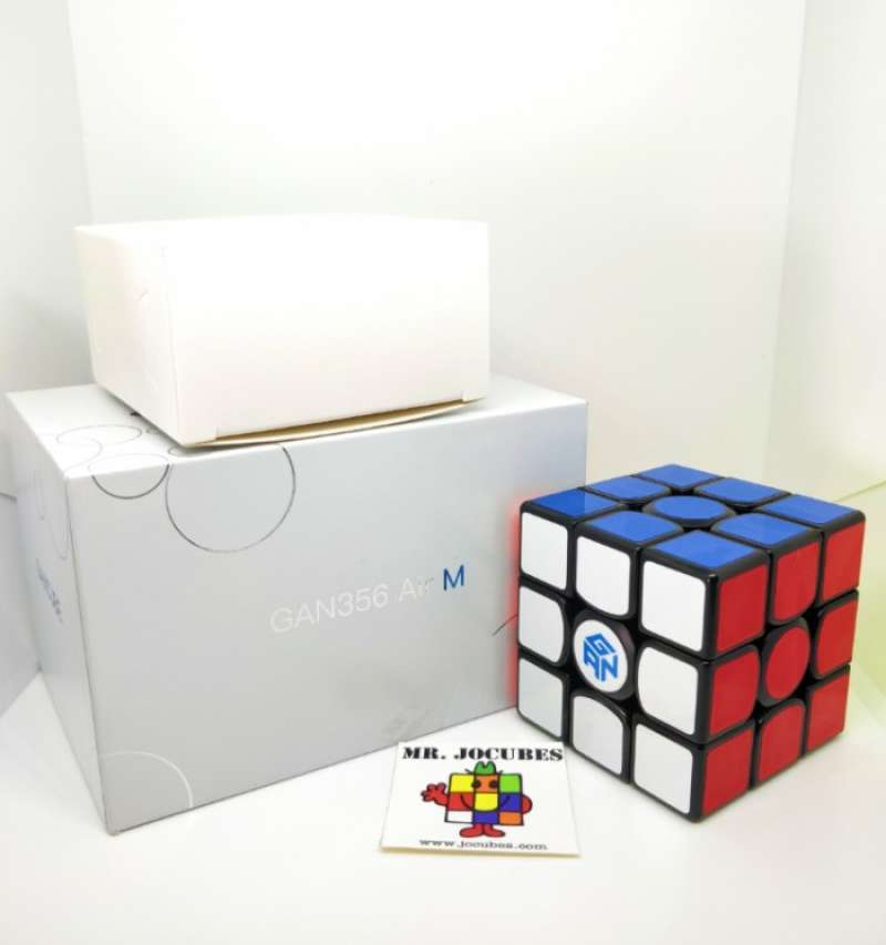 Jual Rubik 3X3 Gan 356 Air M Black Magnetic di Seller DENTA TOYS ...