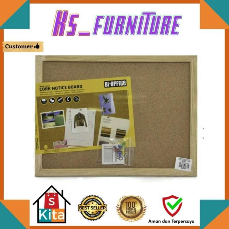 Jual Papan memo papan tulis dinding papan tulis push pin. di Seller ...