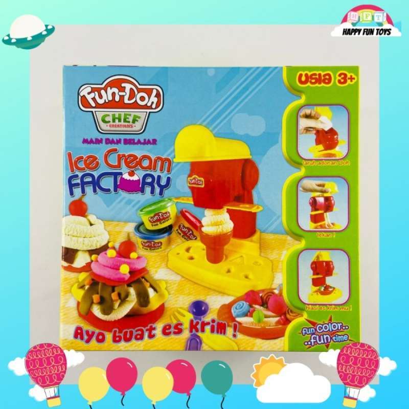 Jual Fun Doh Ice Cream Factory / Cake Factory di Seller DENTA TOYS ...