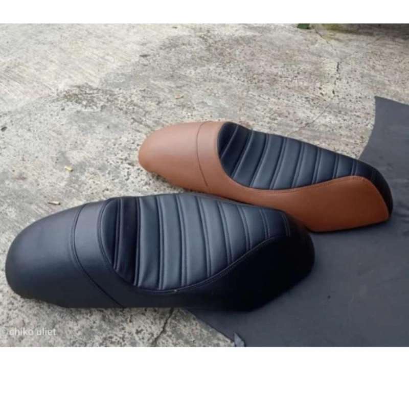Jual Jok Caferacer Scoopy Singel Seat Jok Modifikasi Kombinasi Warna Di ...