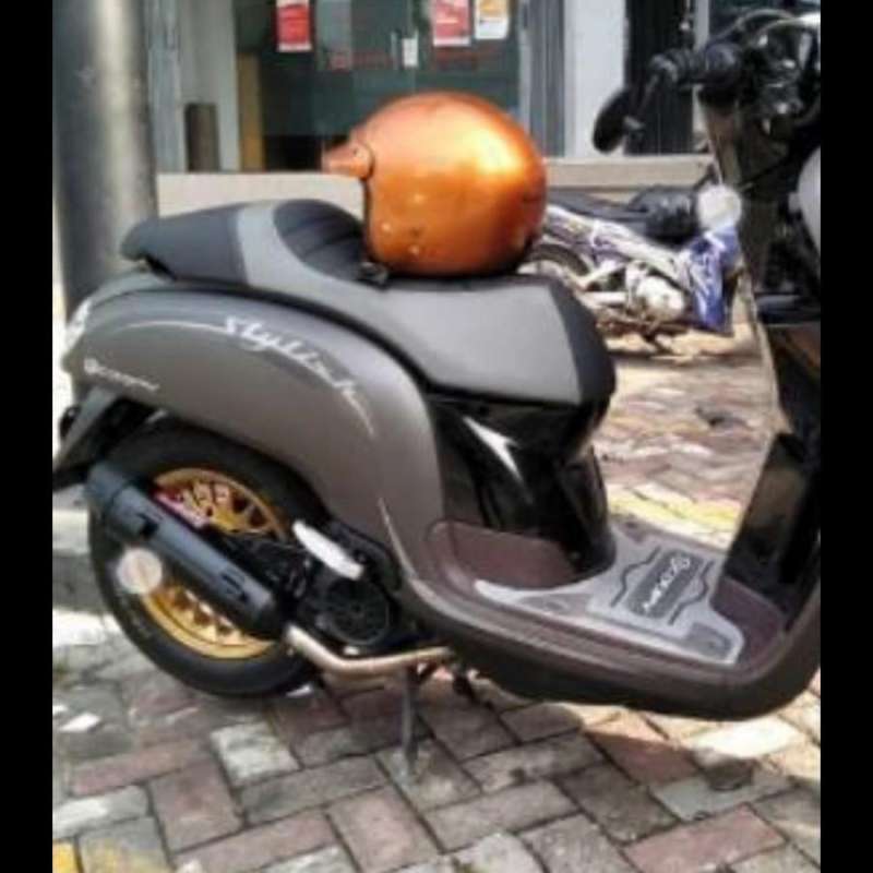 Jual Jok Caferacer Scoopy Singel Seat Jok Modifikasi Kombinasi Warna Di ...