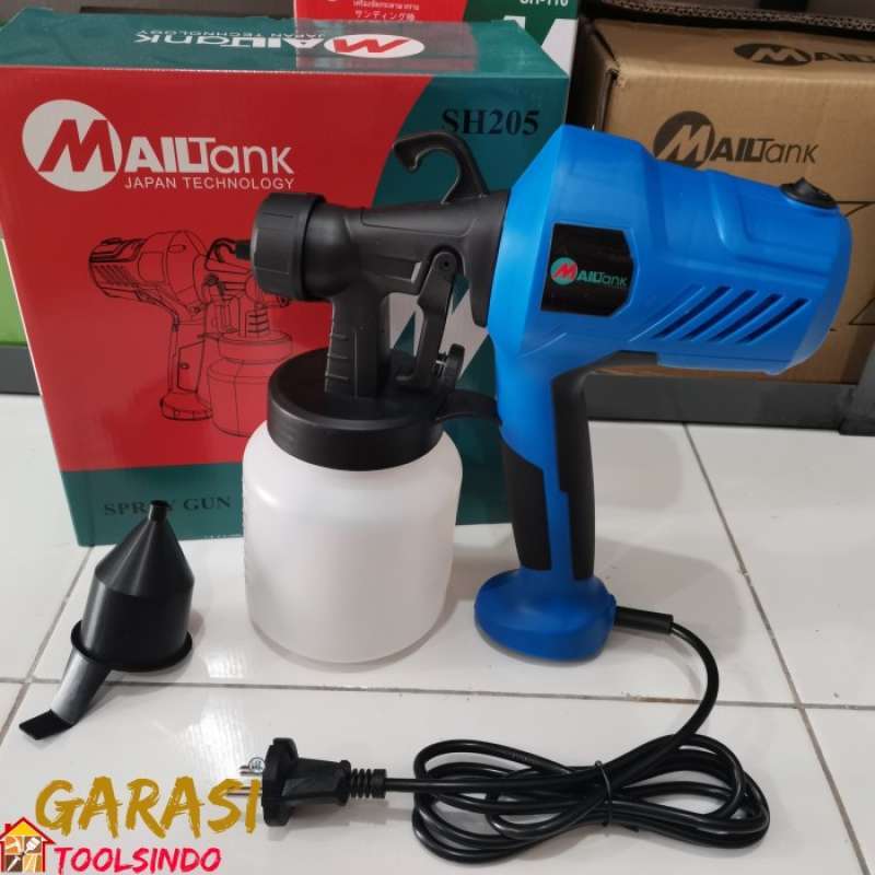 Jual Spray Gun Elektrik Mailtank Sh 205 Spraygun Spet Cat Semprot ...