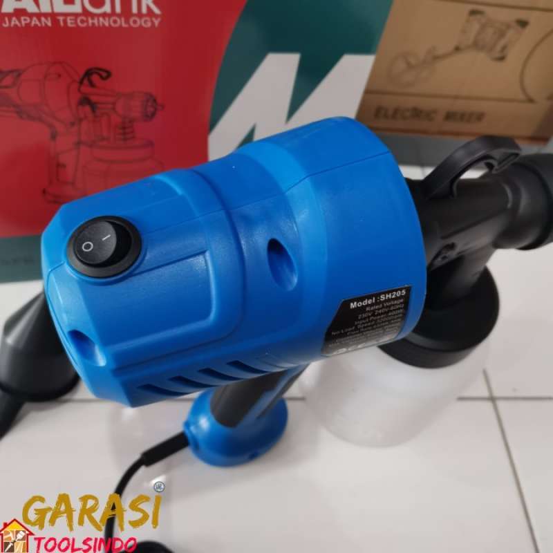 Jual Spray Gun Elektrik Mailtank Sh 205 Spraygun Spet Cat Semprot ...