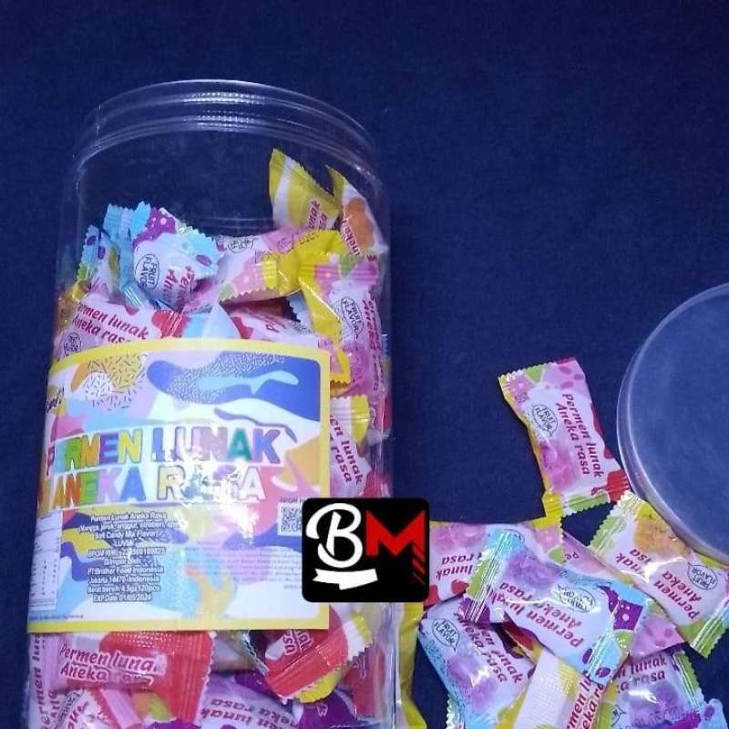 Jual PERMEN LUNAK / PERMEN BOLOCIUS / PERMEN RASA BUAH ( 120PCS ) di ...