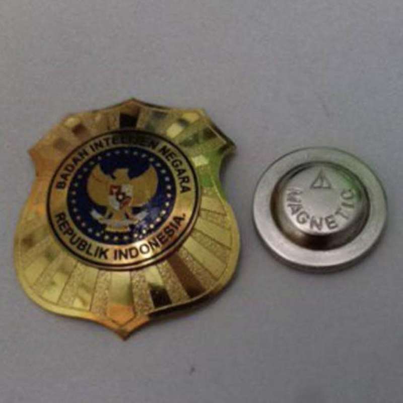 Jual Pin BIN Badan Intelijen Negara Kuningan Magnet ORIGINAL PREMIUM di ...