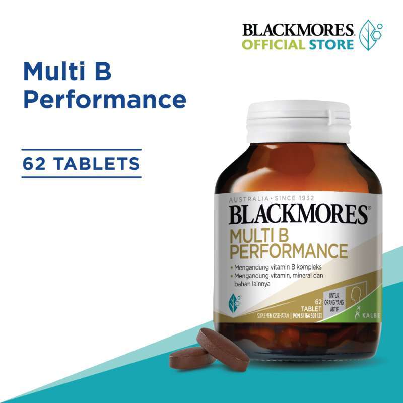 Jual Blackmores Multi B Performance [62 Tablet] di Seller Blibli Health Official Store - Kota ...