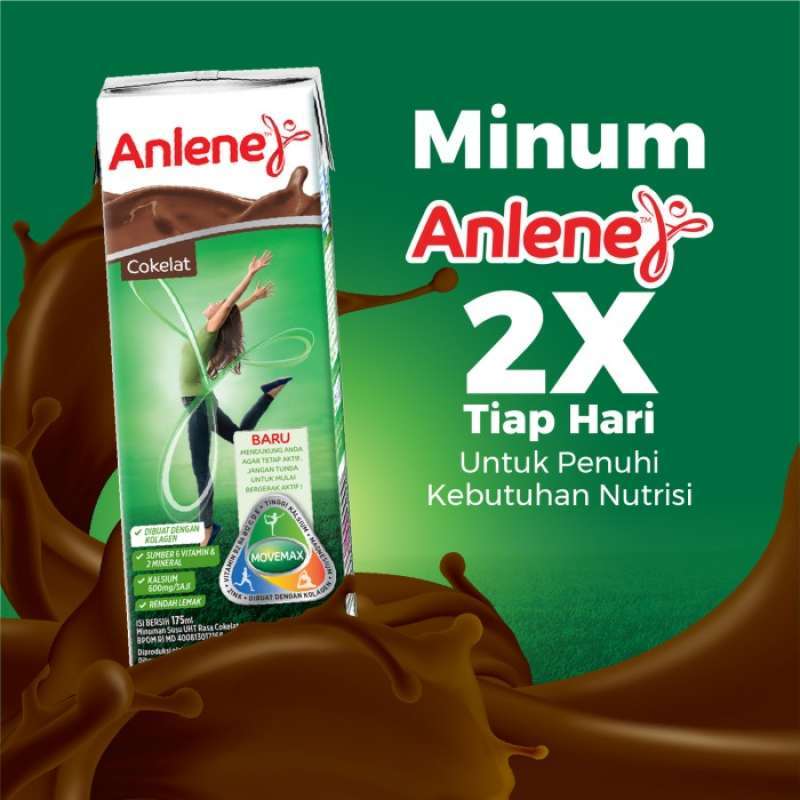 Promo Anlene Susu Uht Cokelat 24 X 175ml - Tulang, Sendi & Otot Diskon 13% Di Seller Dhiya.id ...