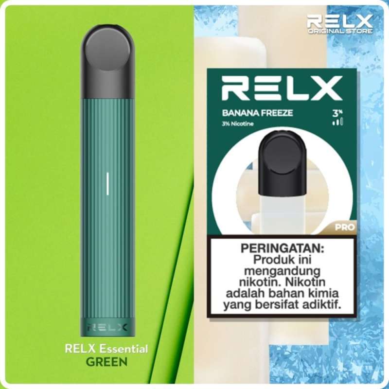 Jual Relx Bundle Essential Green Device And Pod Pro Single Kode 239 ...