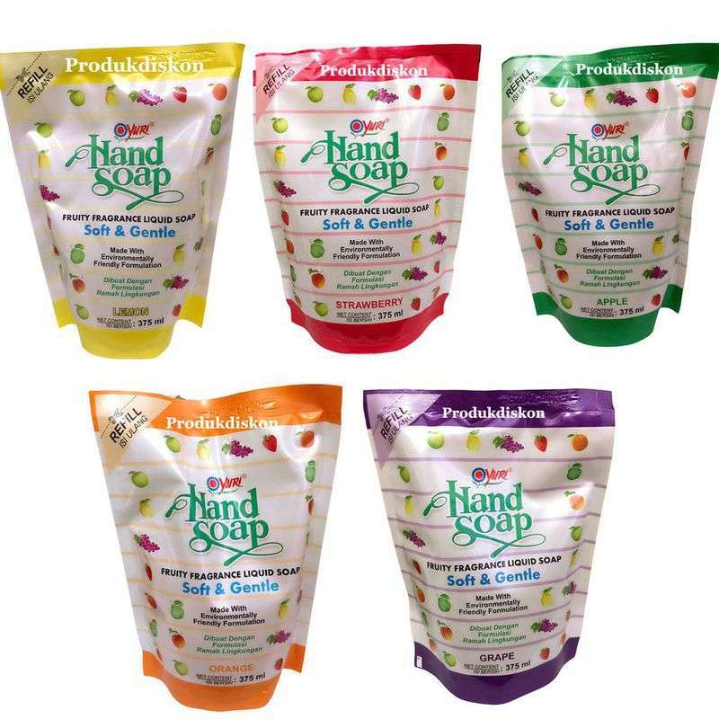 Jual Yuri Hand Soap 375 ml Refil All Variant di Seller Arefaa Shop ...