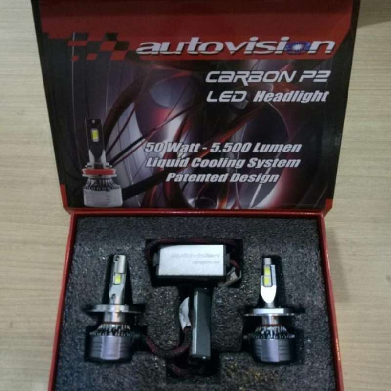 Jual Led Autovision carbon P2 H4 50watt 5700K Lampu Mobil di Seller HRV ...