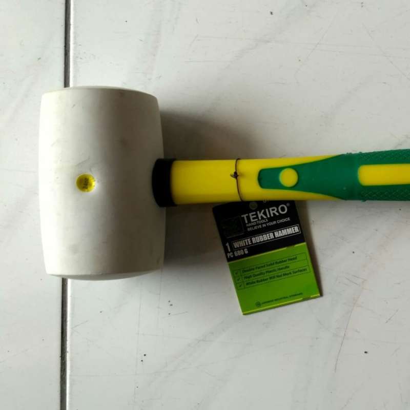 Promo TEKIRO - PALU KARET PUTIH 680 G - PALU KERAMIK BESAR - ORIGINAL ...