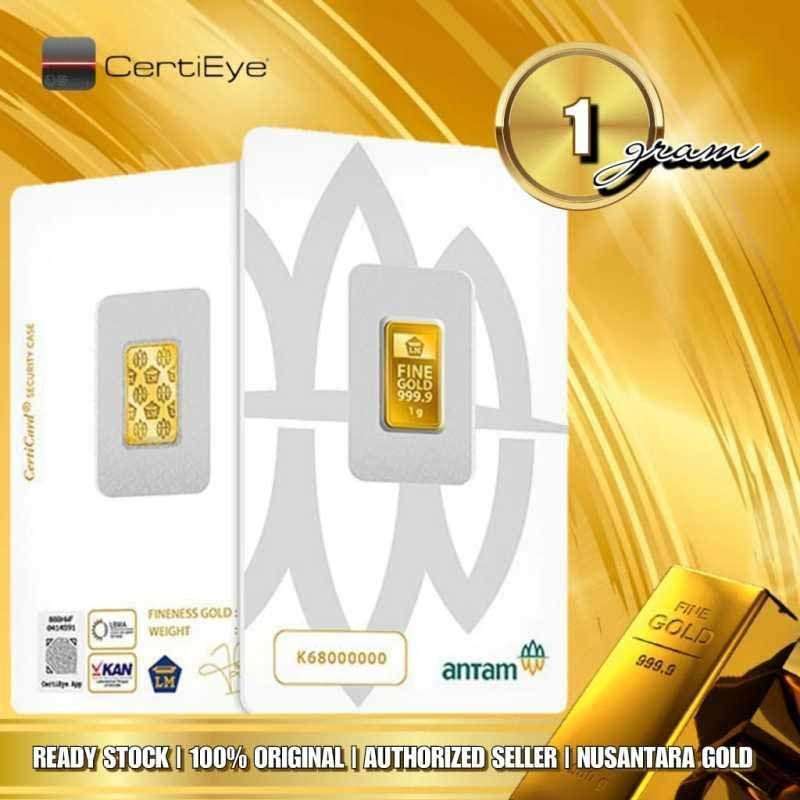 Jual Antam Emas [1 g/CertiEye/CertiCard/Reinvented/NewPress] di Seller ...