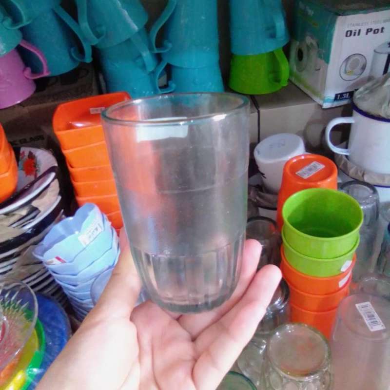 Jual Gelas Kopi / Gelas Jamu / Gelas Beling GOJEK/GRAB di Seller Blizz ...