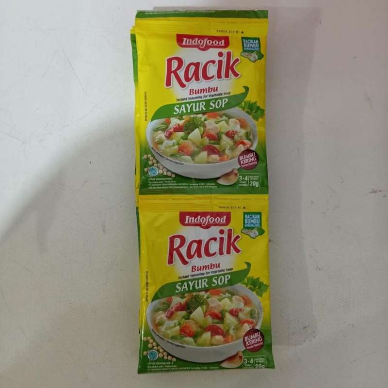 Jual Indofood Racik Bumbu Sayur Sop 20g 1Renteng (5Sachet) di Seller ...