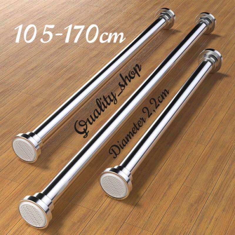 Jual tiang pipa gorden dapur stainles, tiang tanpa bor, tiang pintu ...