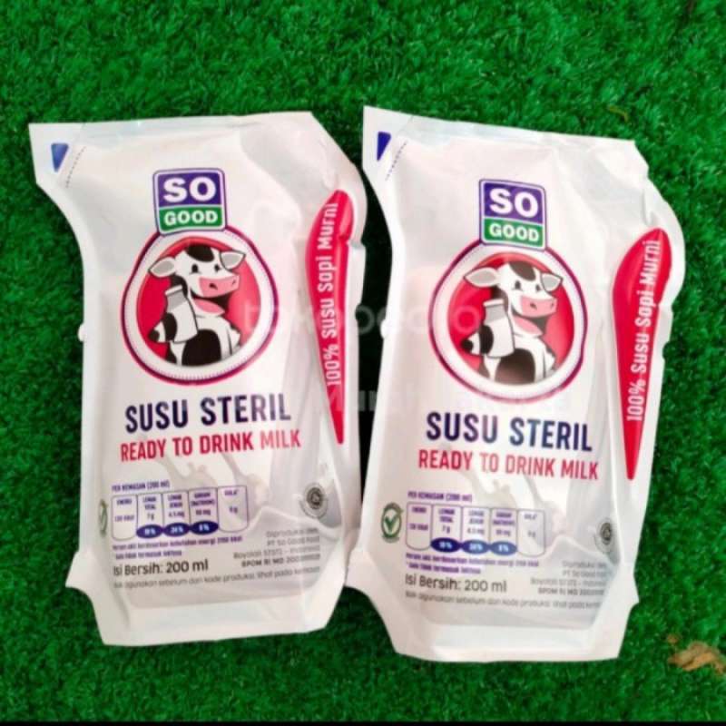 Promo So Good Susu Steril 200ml/susu Murah/susu Enak/1 Dus Isi 24 Pcs ...