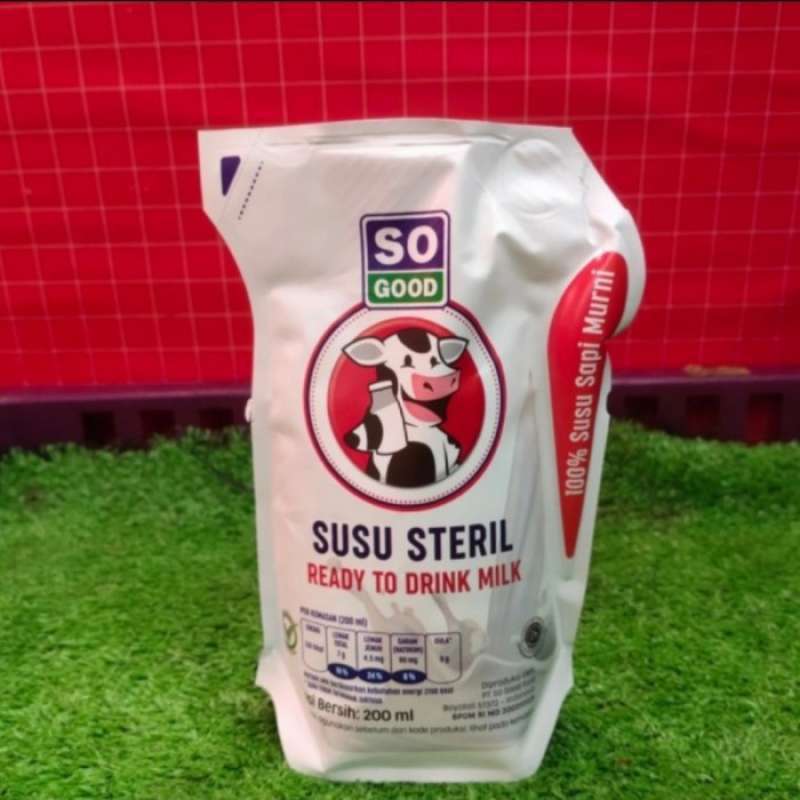 Promo So Good Susu Steril 200ml/susu Murah/susu Enak/1 Dus Isi 24 Pcs ...