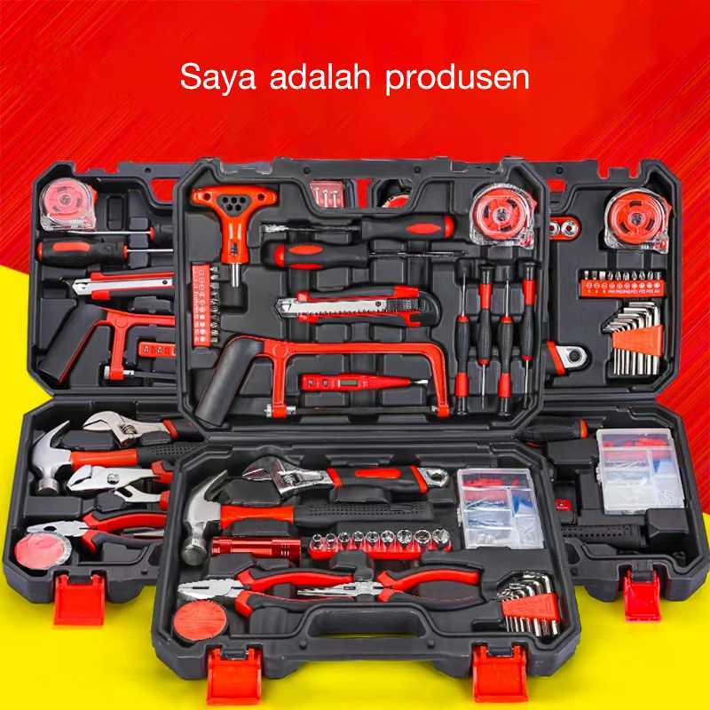 Jual Set Perkakas Perangkat Keras Rumah Tangga Set Tool Box Kombinasi ...