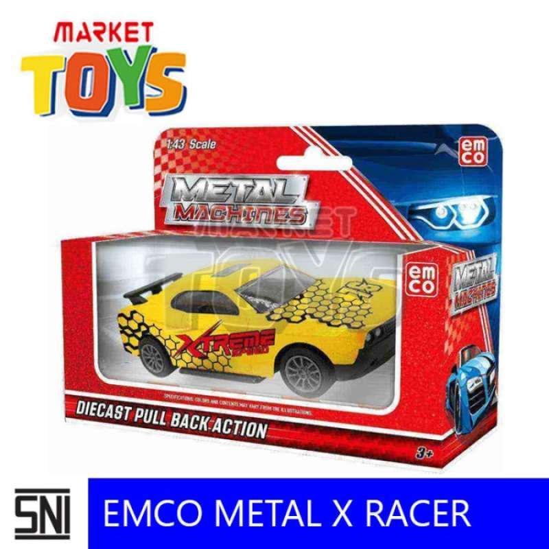 Promo EMCO METAL X RACER 1:43 PULL BACK DIE-CAST CAR MAINAN MOBIL ANAK ...