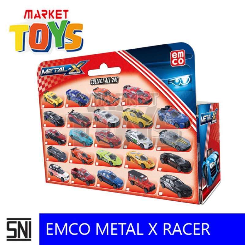 Promo EMCO METAL X RACER 1:43 PULL BACK DIE-CAST CAR MAINAN MOBIL ANAK ...