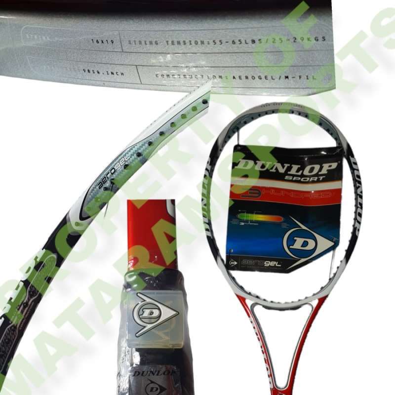 Jual Raket Tenis Dunlop Aerogel 300 Original Unstrung di Seller Mataram ...