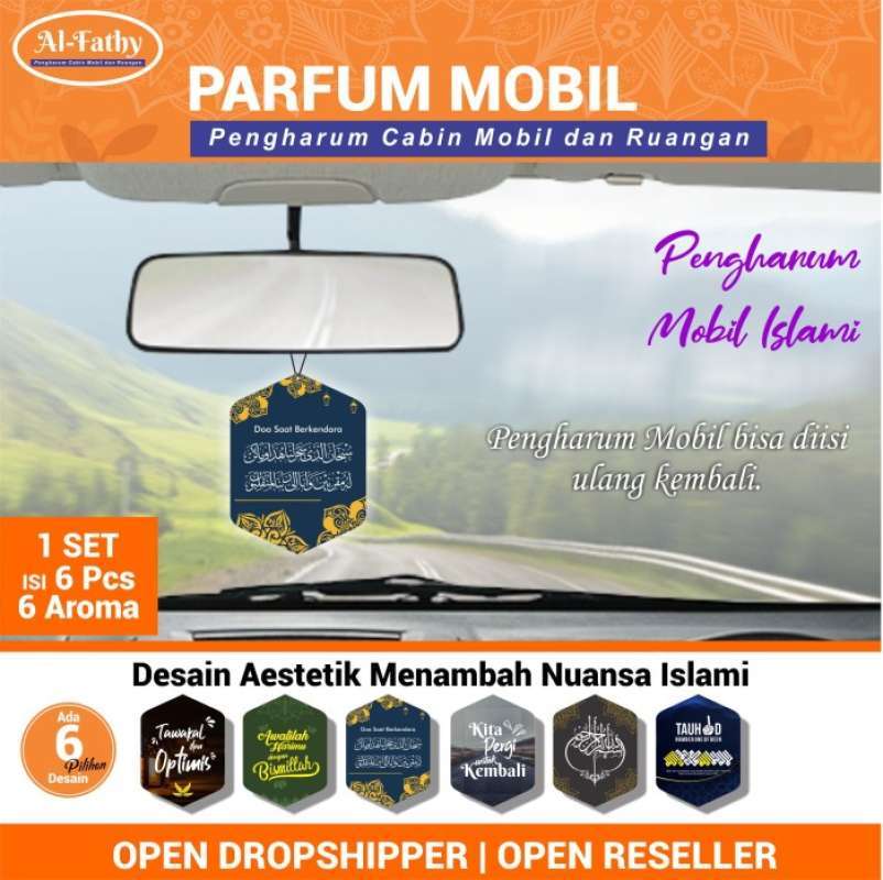 Promo PARFUM MOBIL DENGAN AROMA PREMIUM PEWANGI DENGAN DESAIN ISLAMI ...