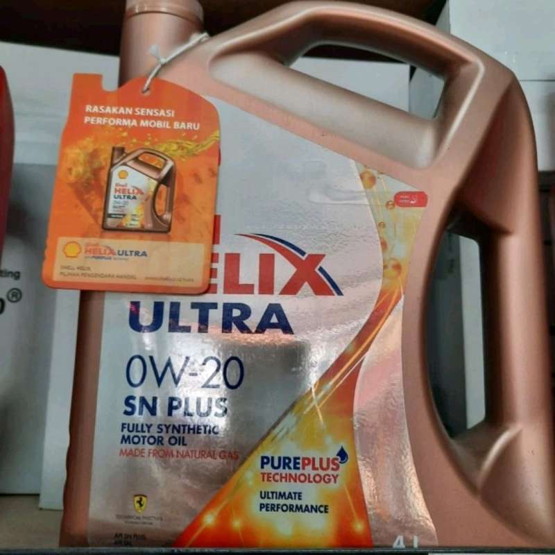 Jual Oli Shell Helix Ultra Full-synthetic 0w-20 4l Original Di Seller ...