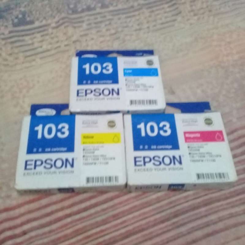 Promo Tinta Epson 103 Color (C Y M) 1Pcs Diskon 12% di Seller Kerrin ...