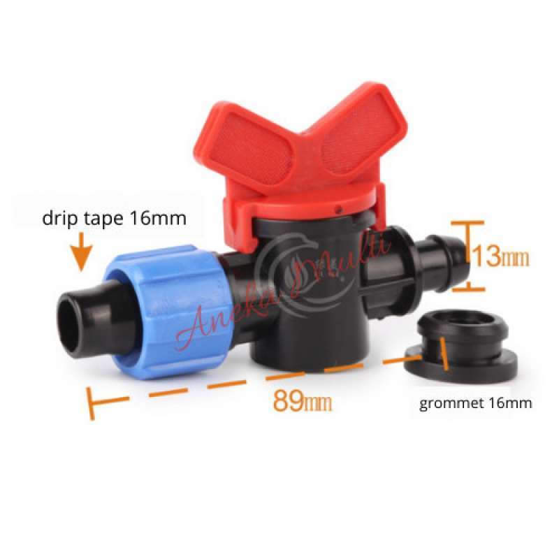 Jual Valve Offtake 16mm Paralon ke selang drip tape 16mm Keran irigasi ...