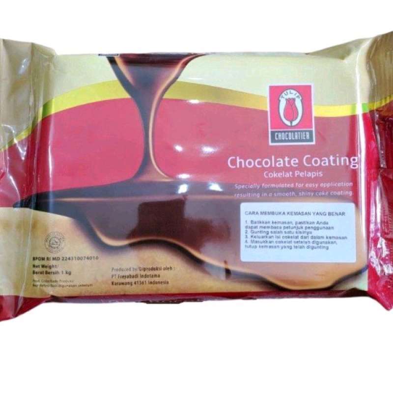 Jual Tulip Chocolate Coating 1 Kg Cokelat Pelapis Di Seller Toko Bahan ...