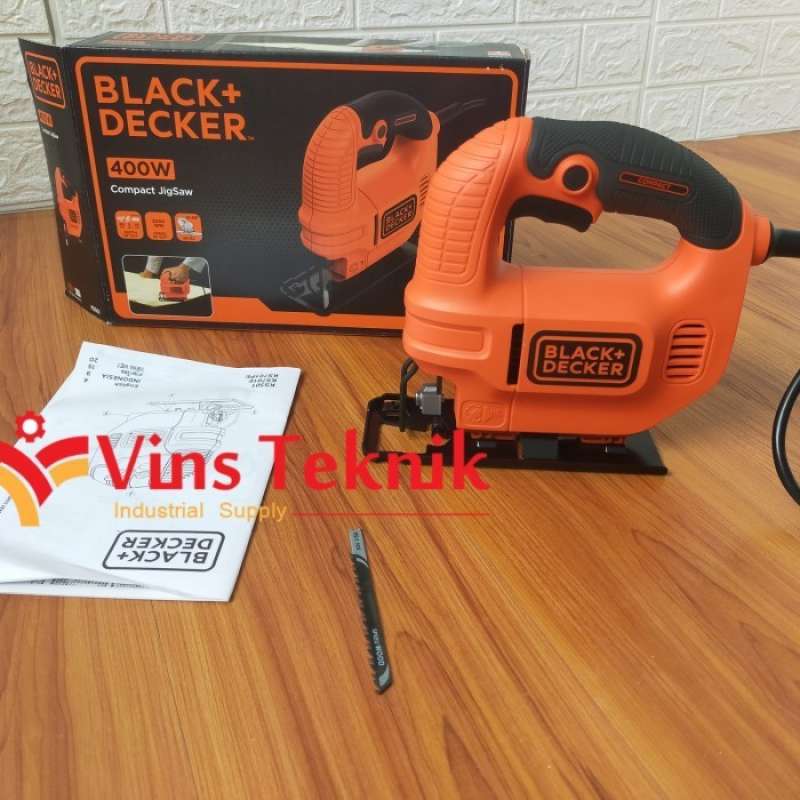 Promo Mesin gergaji jig saw single speed jigsaw KS501 black decker ks ...
