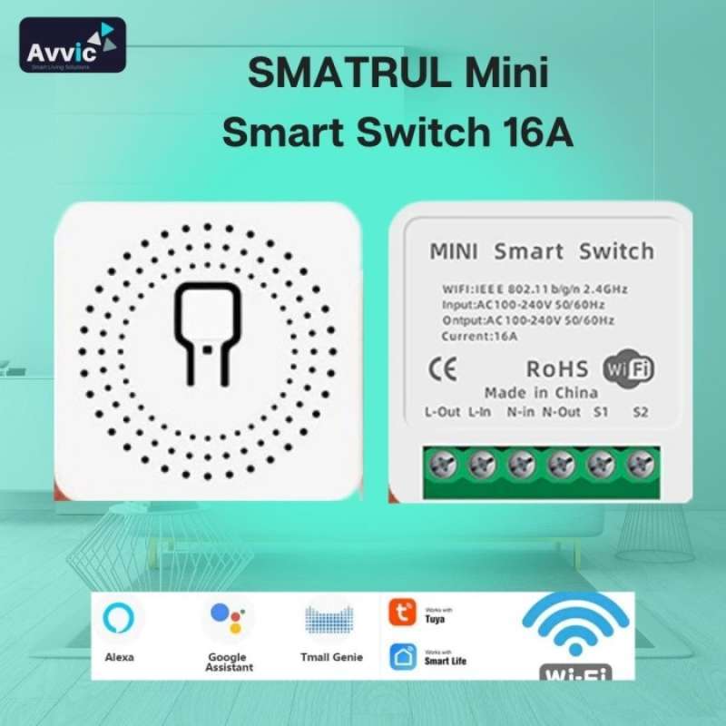 Promo SMATRUL Mini Two Way WiFi DIY Smart Switch Module 16A Saklar ... Promo SMATRUL Mini Two Way WiFi DIY Smart Switch Module 16A Saklar ...